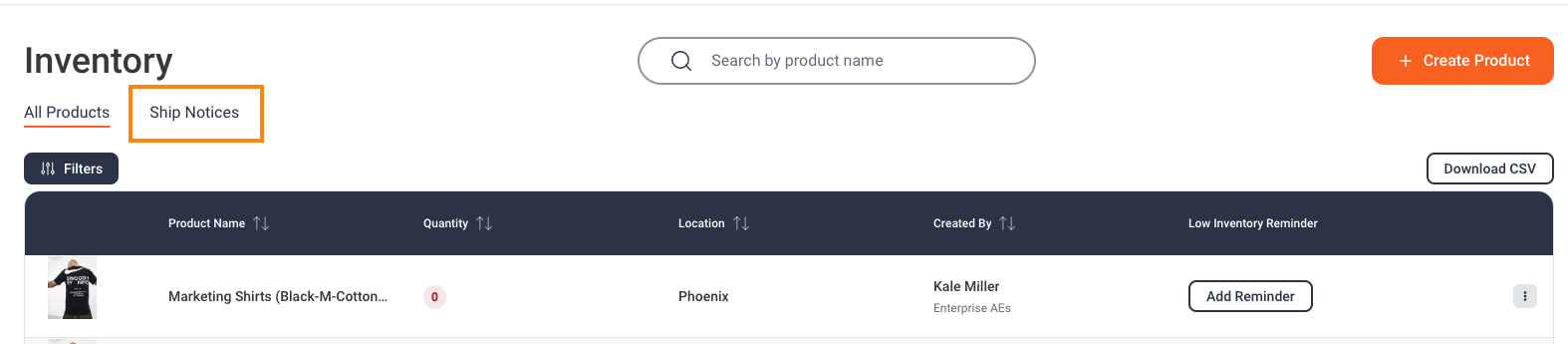 Shipping Inventory to Sendoso’s Sending Fulfillment Centers – Sendoso