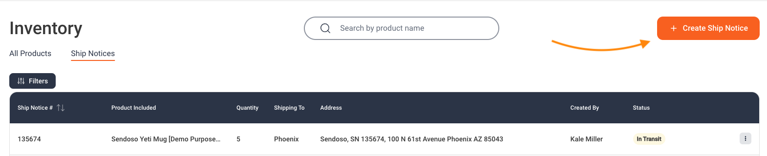 Shipping Inventory to Sendoso’s Sending Fulfillment Centers – Sendoso