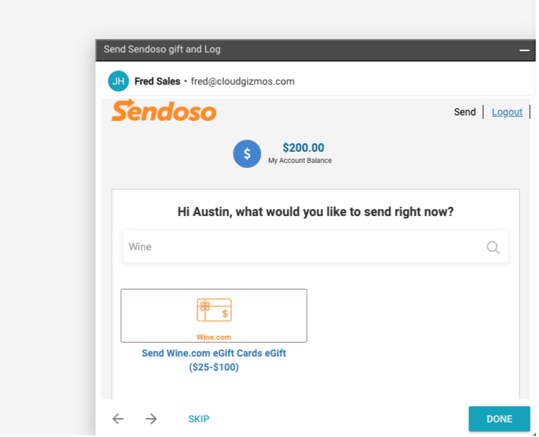 Groove Integration – Sendoso